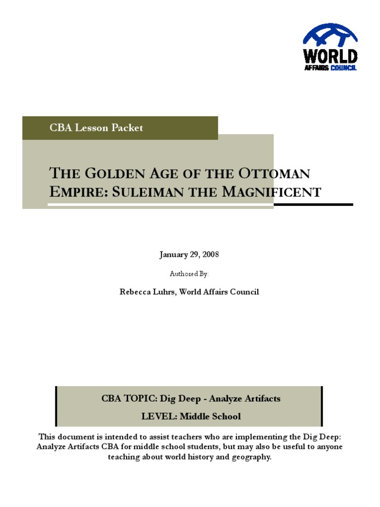 Ottoman Empire Lessons | PDF | Ottoman Empire | Constantinople