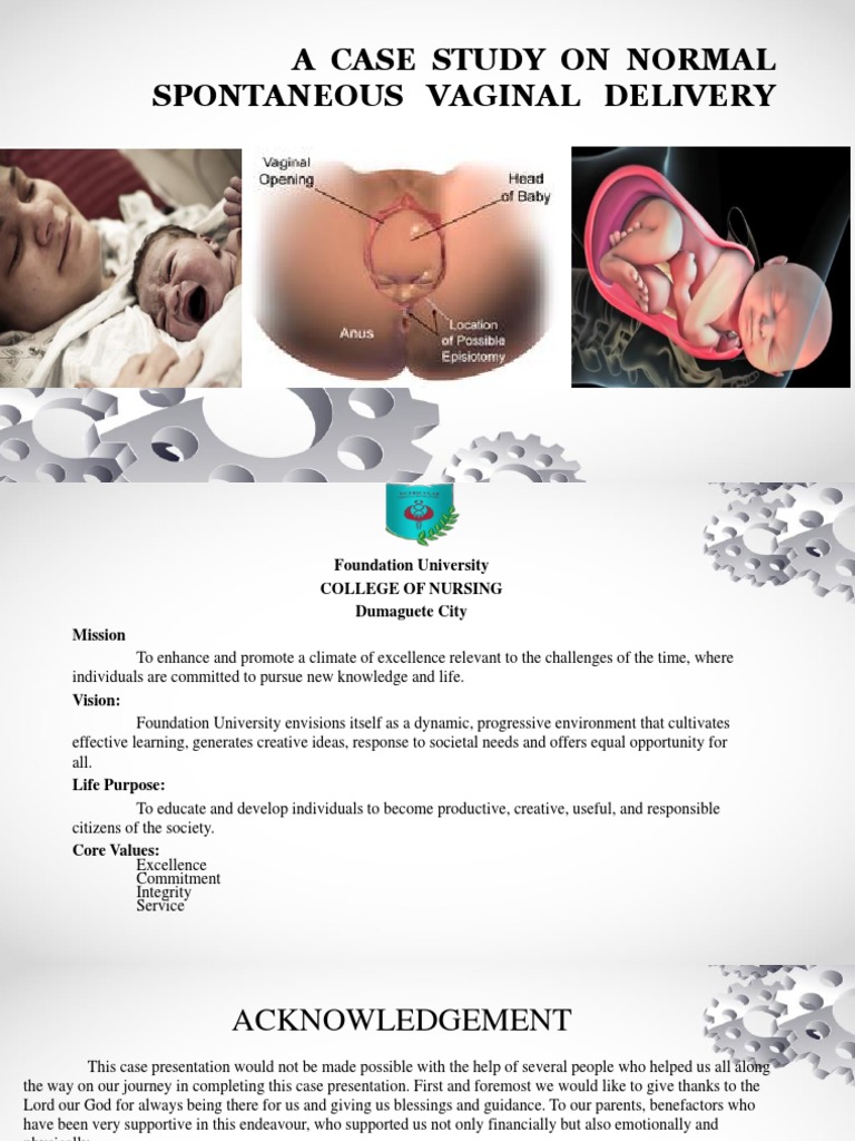 Case Study On NSVD | PDF | Uterus | Medicine