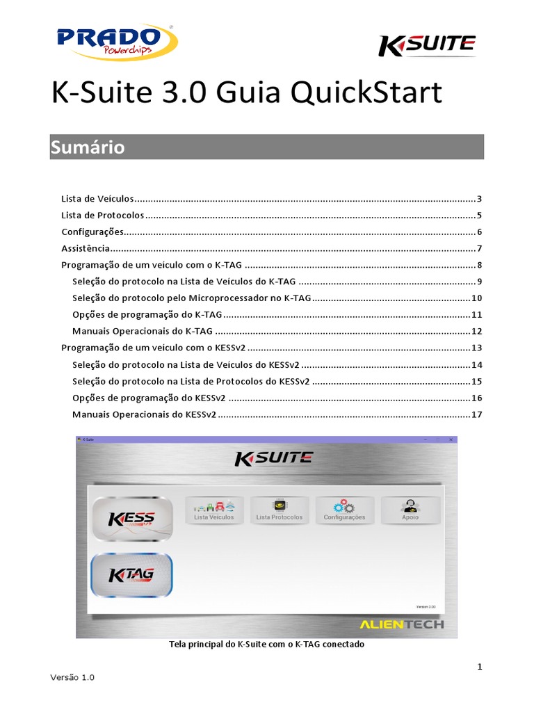 Guia Rápido K-Suite 3.0 | PDF | Cópia de segurança | Modelo cliente ...