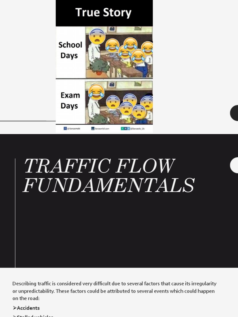 Traffic Flow Fundamentals | PDF | Traffic | Speed
