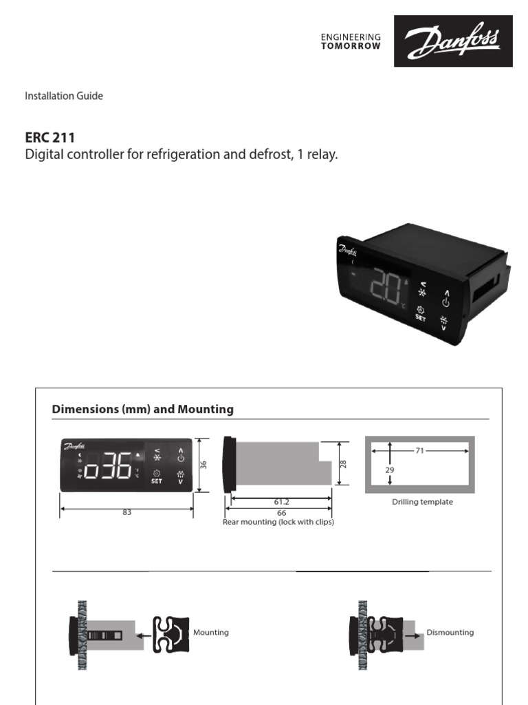 Manual Danfoss Erc211 PDF | PDF | Power Supply | Parameter (Computer Programming)