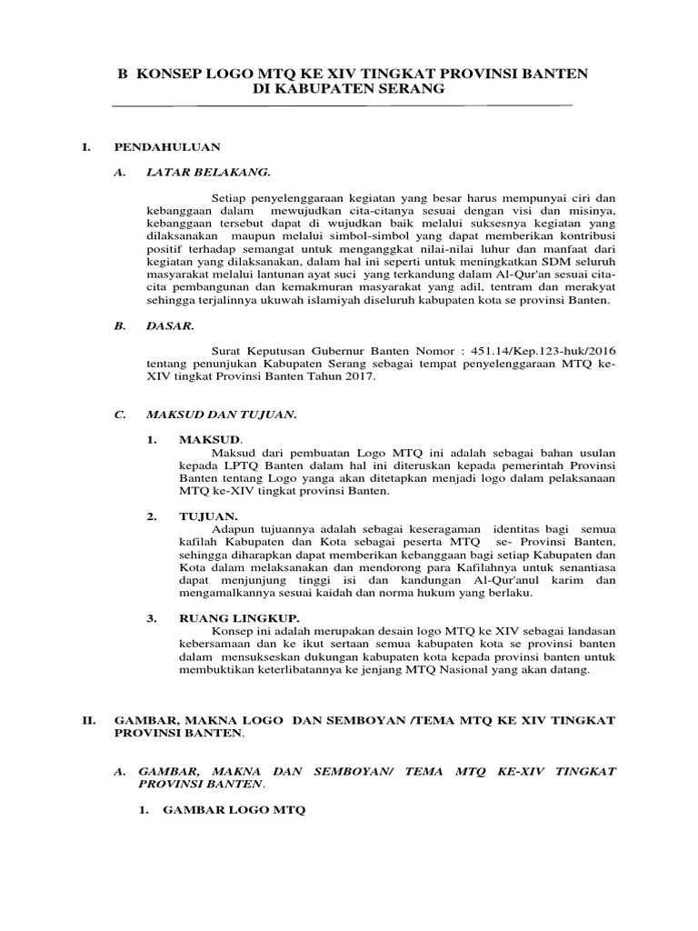 Logo MTQ Terbaru | PDF