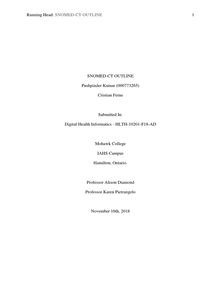 Snomed-Ct RL (Outline) | PDF | Health Informatics | Health Economics