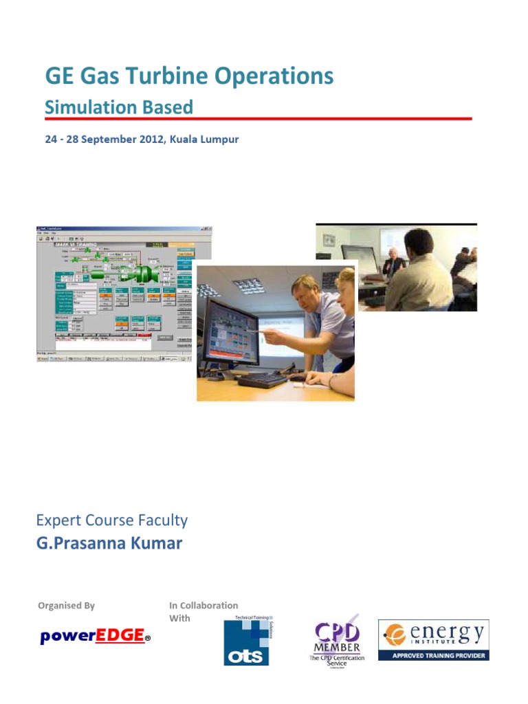 GE GT OPS - Simulation Based | PDF | Gas Turbine | Simulation
