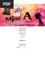 Screen Printing Price Chart | PDF
