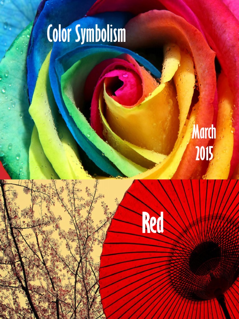 Color Symbolism | PDF | Anxiety | Red