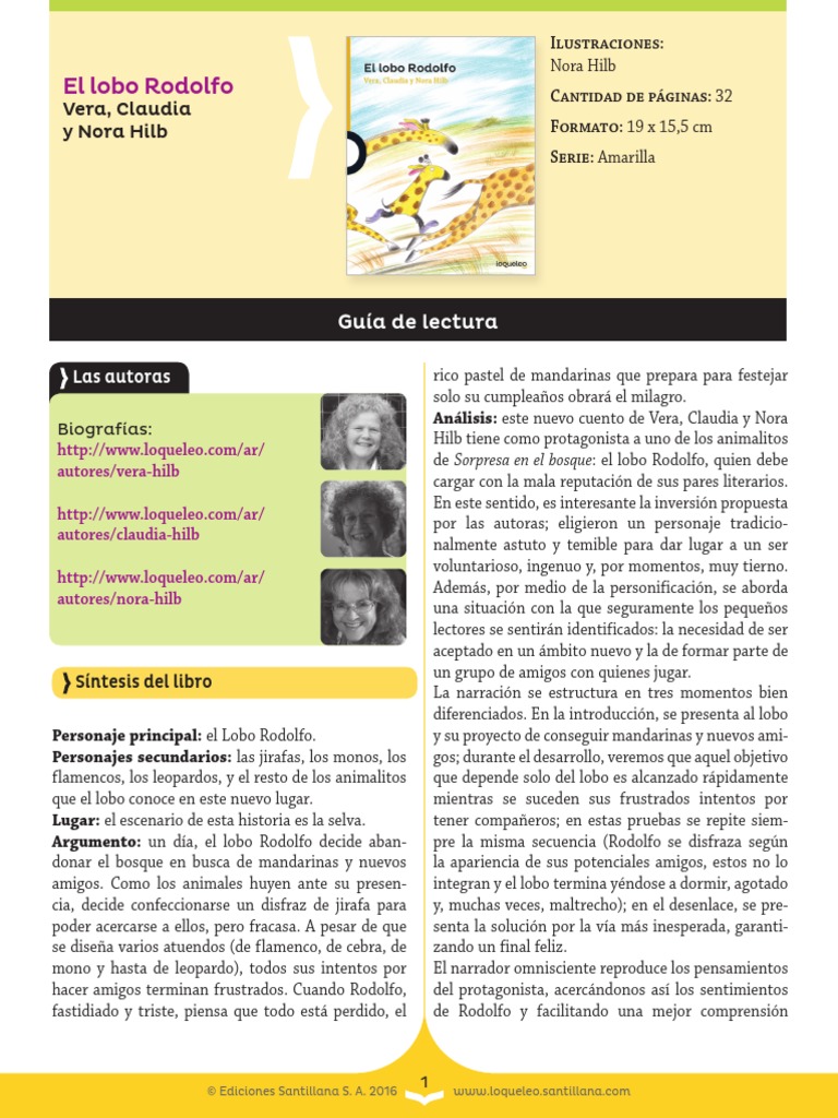 197 El Lobo Rodolfo PDF | PDF | Ocio