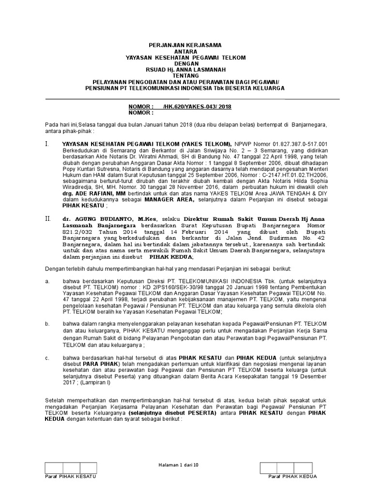 Mou Telkom Final Edit | PDF