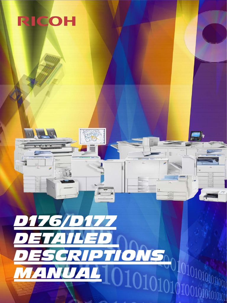 D176/D177 Detailed Descriptions Manual | PDF | Image Scanner | Charge ...