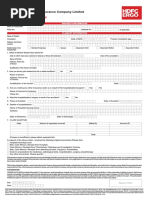 HDFC Ergo GHI Reimbursement Claim Form | PDF | Insurance | Hospital