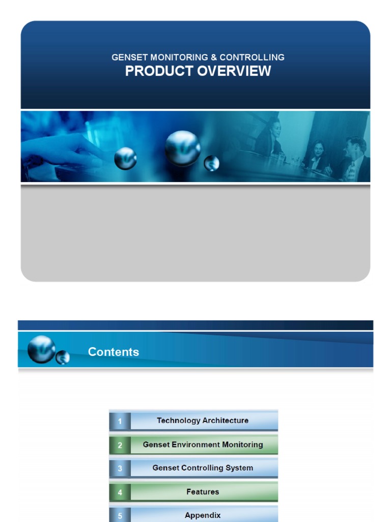 Genset Monitoring & Control Overview | PDF | Hypertext | Software