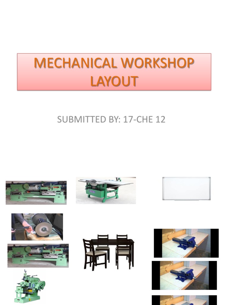 Mechanical Workshop Layout | PDF