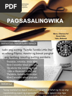 Rubrics Pagsasaling-Wika | PDF