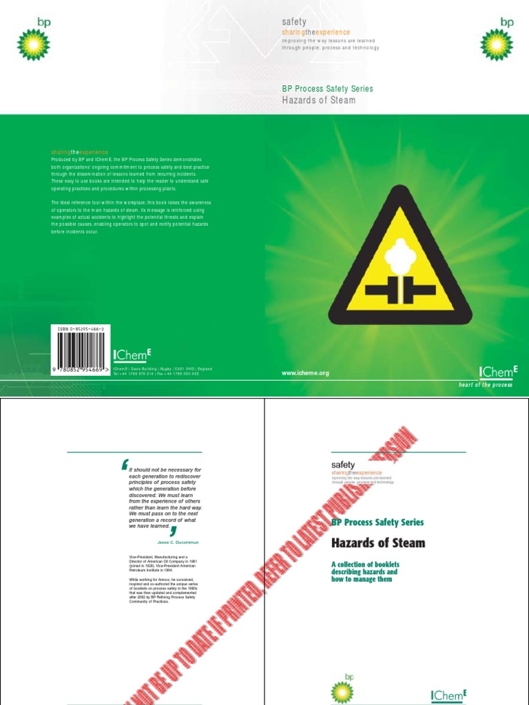 BP Process Safety Hazards of Steam PDF | PDF | Steam | Pressure