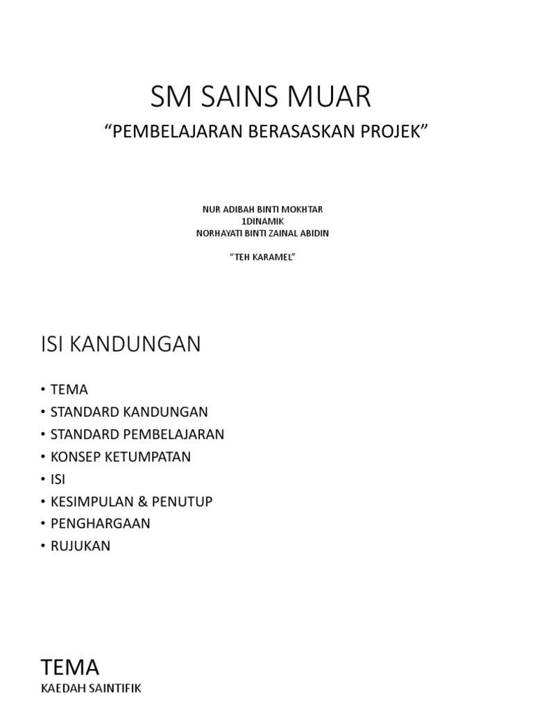 SM Sains Muar | PDF
