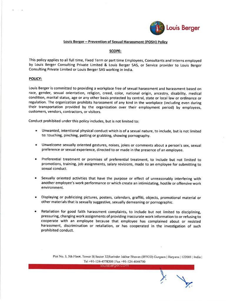 POSH Policy PDF | PDF