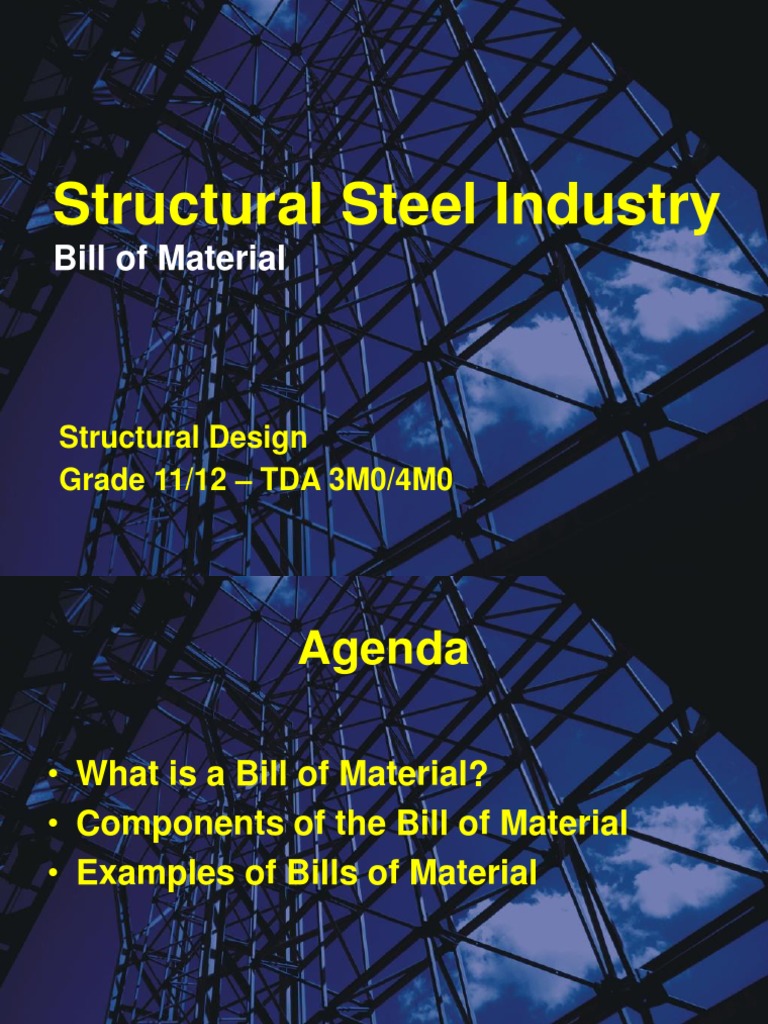 Lesson 2 - Bill of Material | PDF