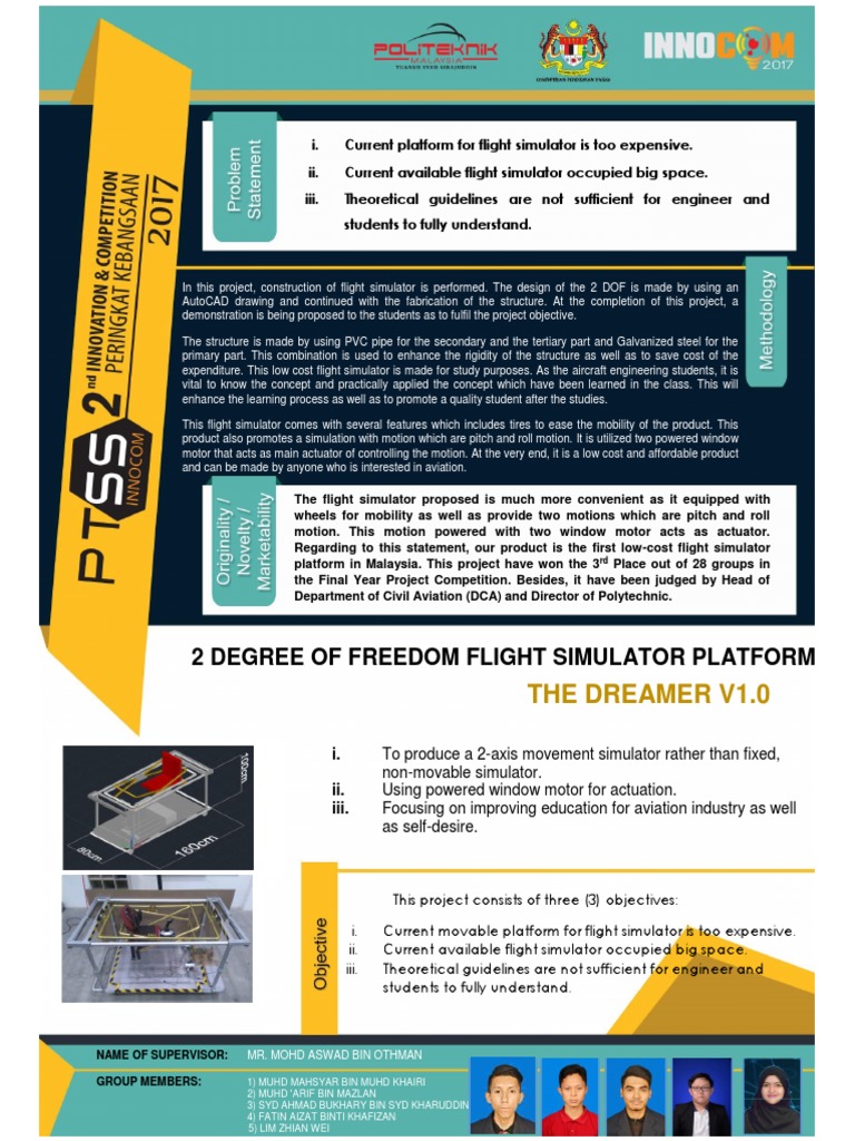 Innovation Poster Template | PDF | Simulation | Engineering