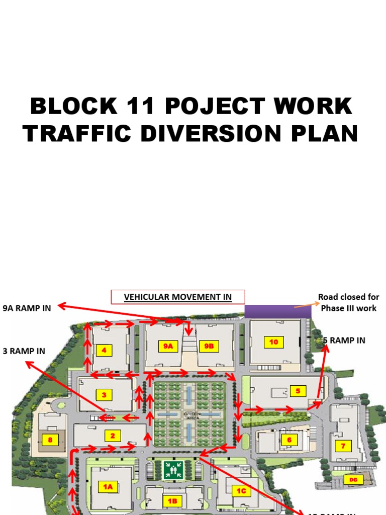 Block 11 Poject Work Traffic Diversion Plan | PDF | Transport ...