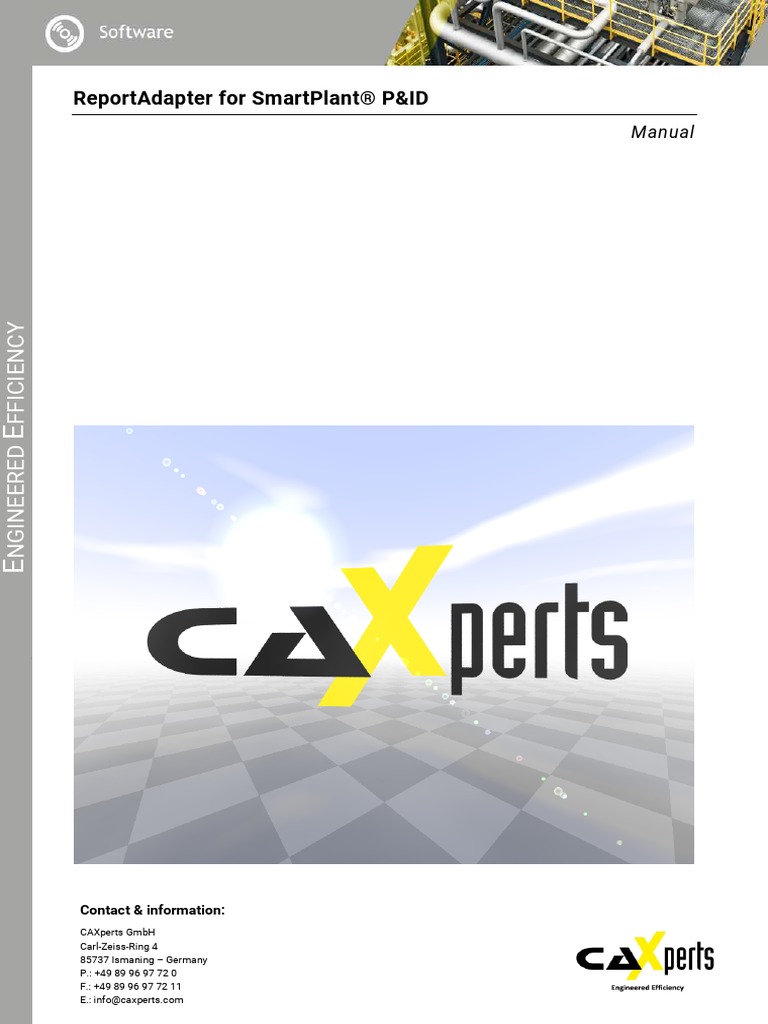 Manual - ReportAdapter For SmartPlant P&ID (En) | PDF | Command Line Interface | Windows Registry