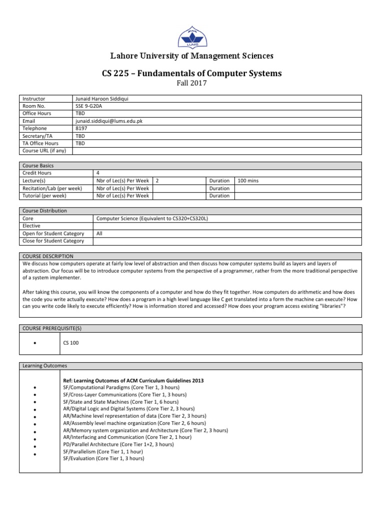 CS 225: Computer Systems Fundamentals | PDF | Computer Science ...