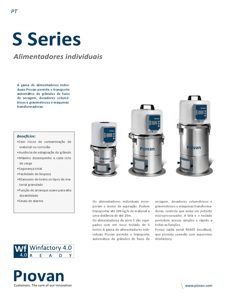 Piovan Sseries PT | PDF | Natureza