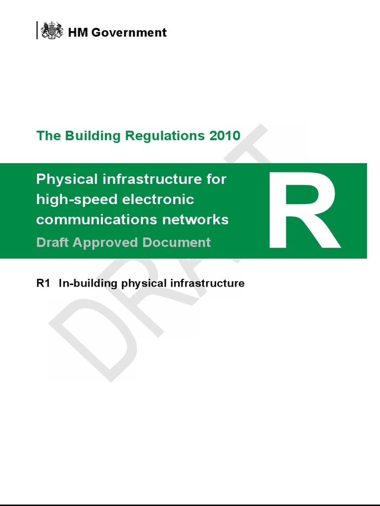 Draft Approved Document R 2016 - Final For Consultation | PDF ...