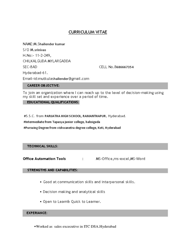 Resume (1) - 2 | PDF | Human Communication | Behavior Modification