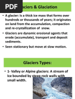 Glaciofluvial Landforms and Deposits | PDF | Glacier | Sediment