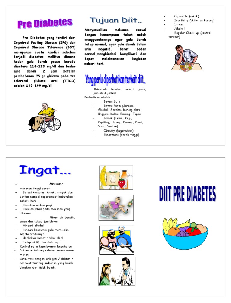 Leaflet Prediabetes | PDF