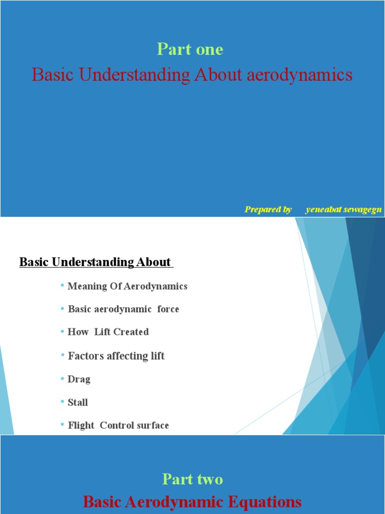 Basic Understanding About Aerodynamics: Part One | PDF | Flight | Flight Control Surfaces