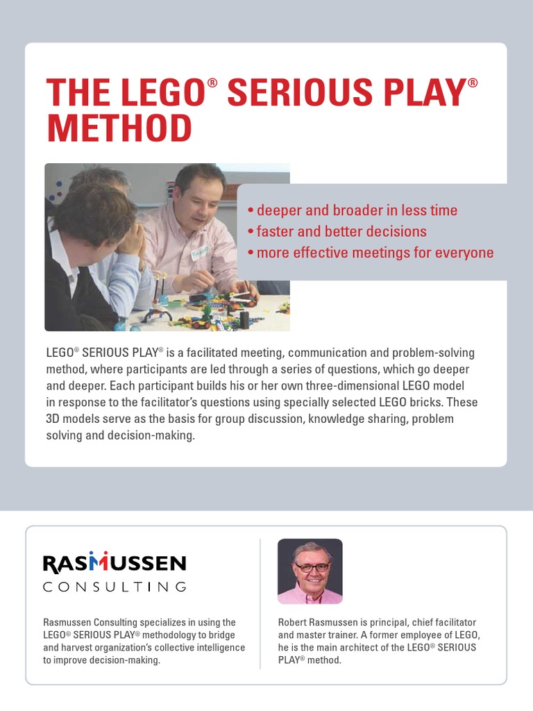 The Lego Serious Play Method | PDF | Facilitator | Decision Making