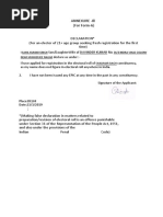 Age - Declaration - Form Blank Editable | PDF