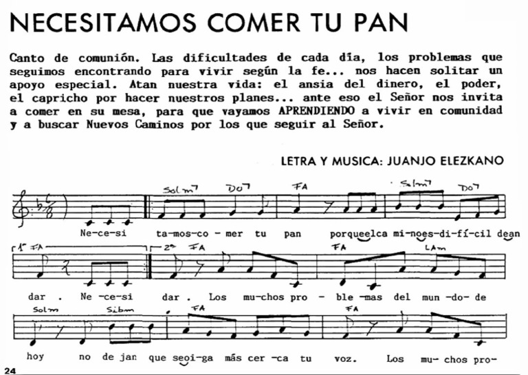 Necesitamos Comer Tu Pan 01 - Elezkano, Juanjo PDF | PDF