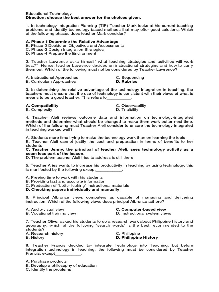 Educational Technology | PDF | Teachers | World Wide Web