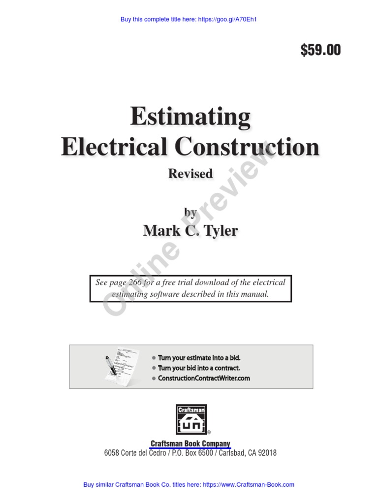 Estimating Electrical Construction Book Preview | Download Free PDF ...