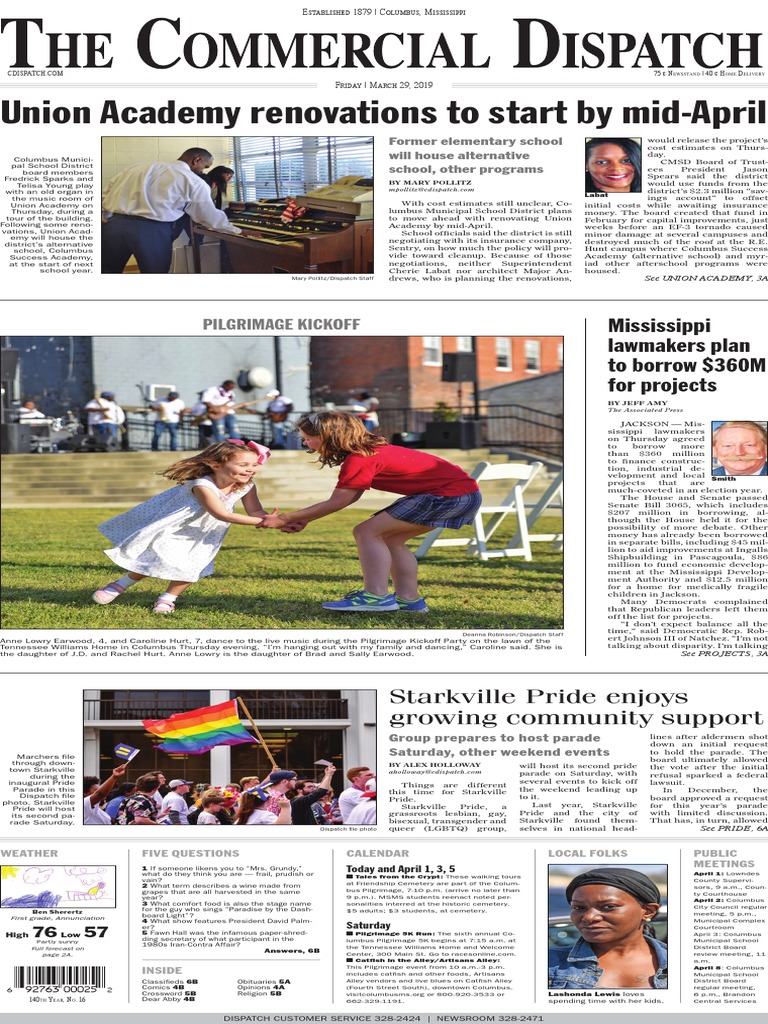 Commercial Dispatch Eedition 3-29-19 | PDF | Funeral