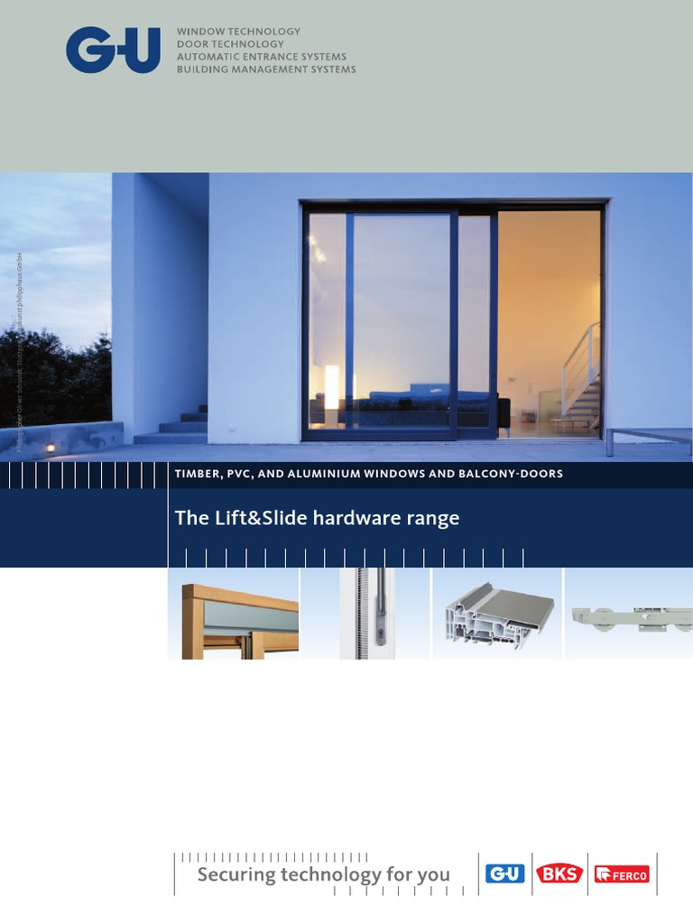 General Lift Slide Hardware Range | PDF | Elevator | Window