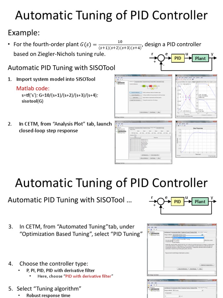 PID Tuning | PDF | Control Theory | Systems Theory