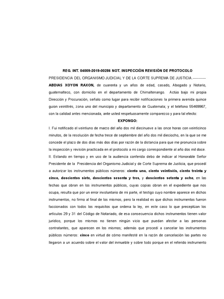 Abdias Xoyon Protocolo Corregido | PDF | Instituciones sociales | Ciencias sociales