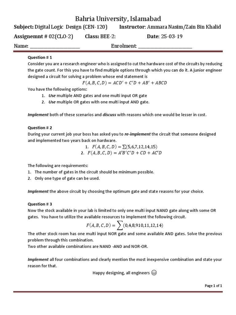 DLD Assignment 2 | PDF | Teaching Methods & Materials | Technology & Engineering