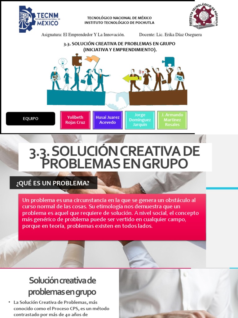 3.3 Exposición Equipo Yolibeth | PDF | Grupo de trabajo | Iniciativa ...