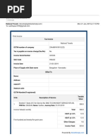 Bus Ticket Format in Word | PDF
