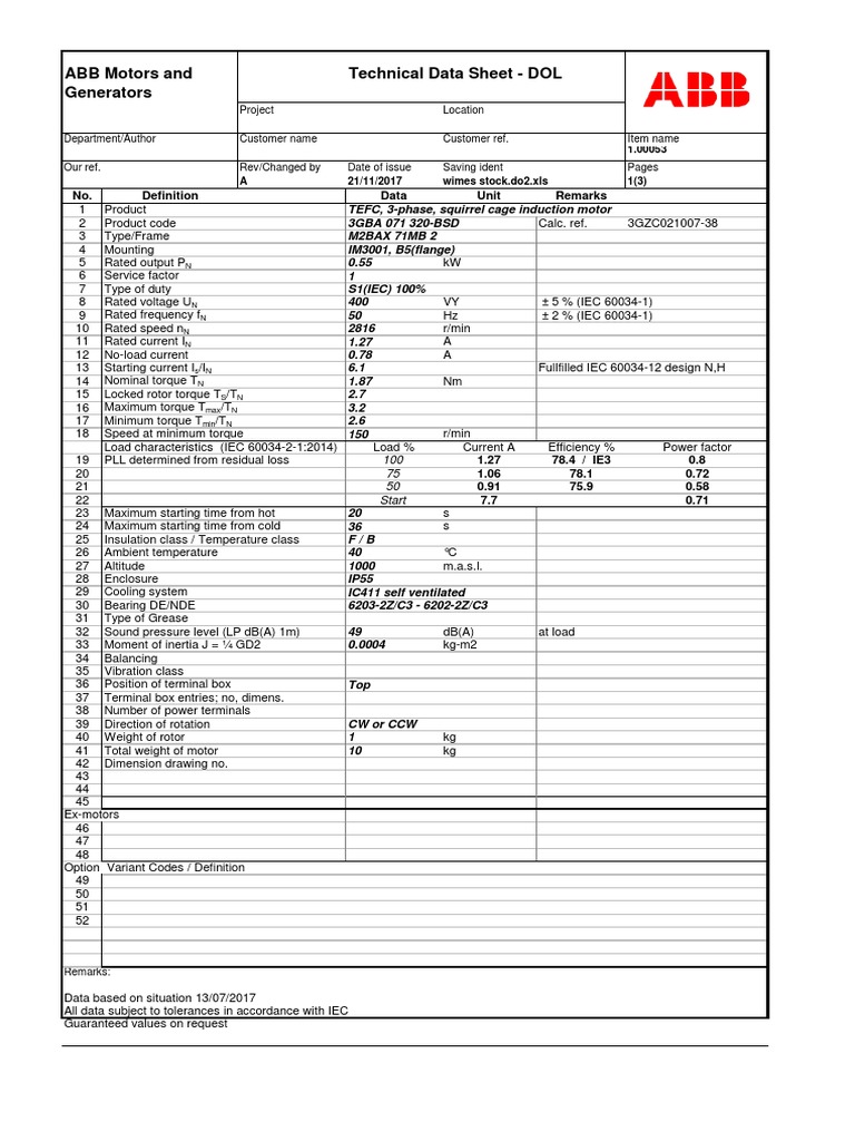 Datasheet Abb Trafo | PDF | Electric Power | Electricity