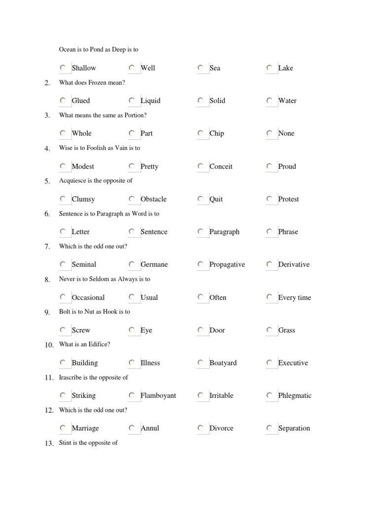 Sample Aptitude Test | PDF | Goal | Interest