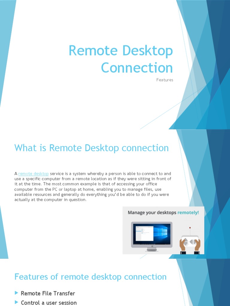 Remote Desktop Connection | PDF | Remote Desktop Services | Computer Engineering