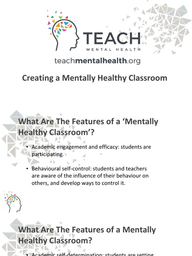 Teach Mental Health | PDF | Educational Assessment | Teachers