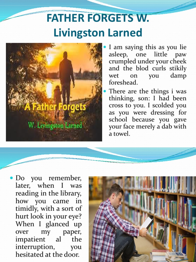 Father Forgets W. Livingston Larned | PDF