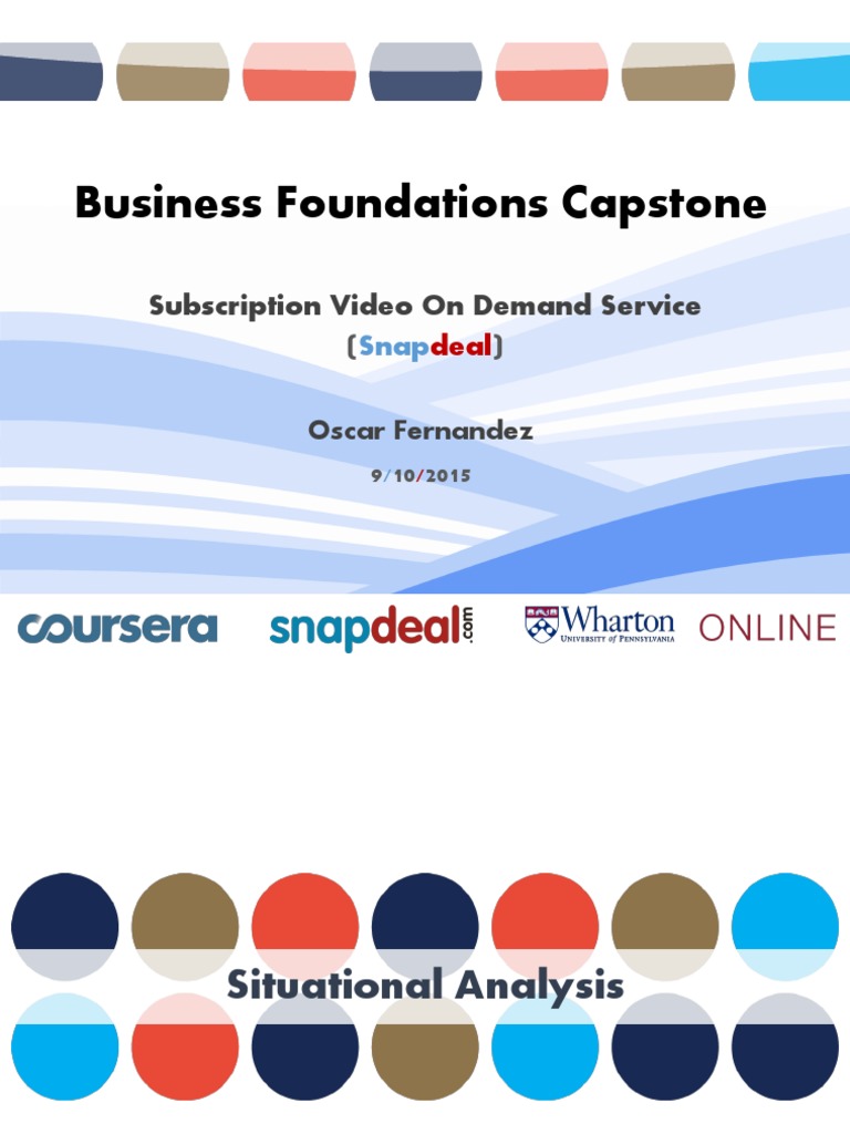 Capstone Wharton Foundations Business | PDF | Strategic Management ...