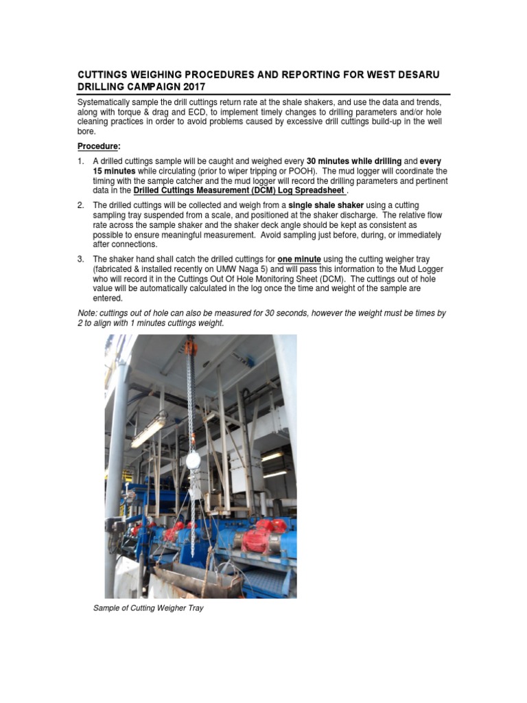 Cuttings Measurement Guidelines | PDF | Nature